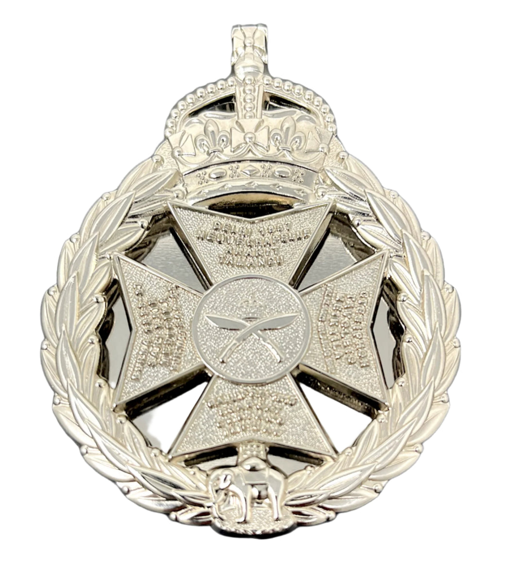 RGR Cross Belt Badge & Plate - Nickel Plate – Ayo Gurkha