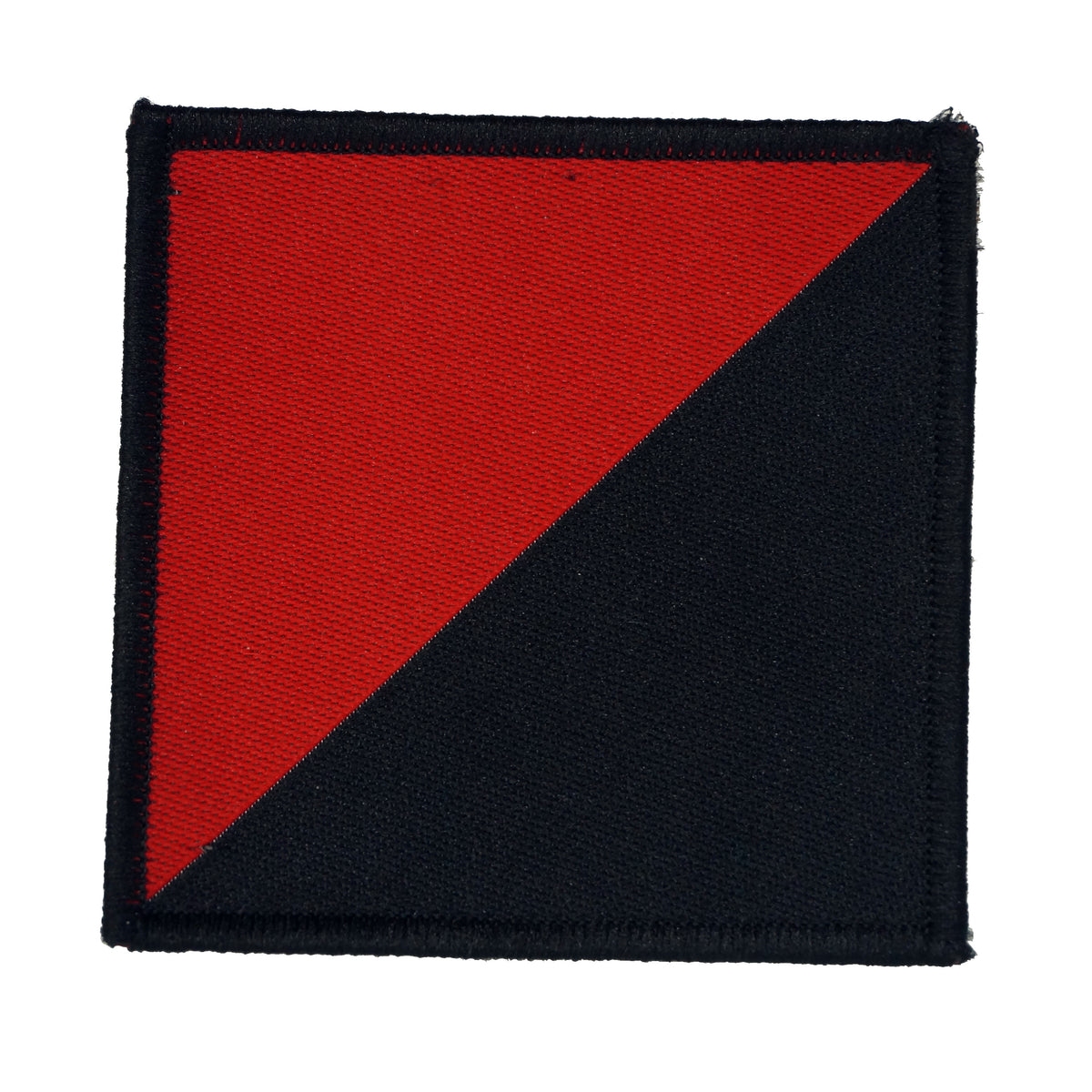 DZ - 13 Air Assault RLC - Red/Black Diagonal Halves - 70 x 70mm - Pack ...